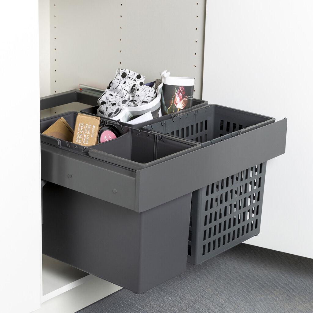 Affaldssystem Select 600, til skab med dør - Ballingslöv